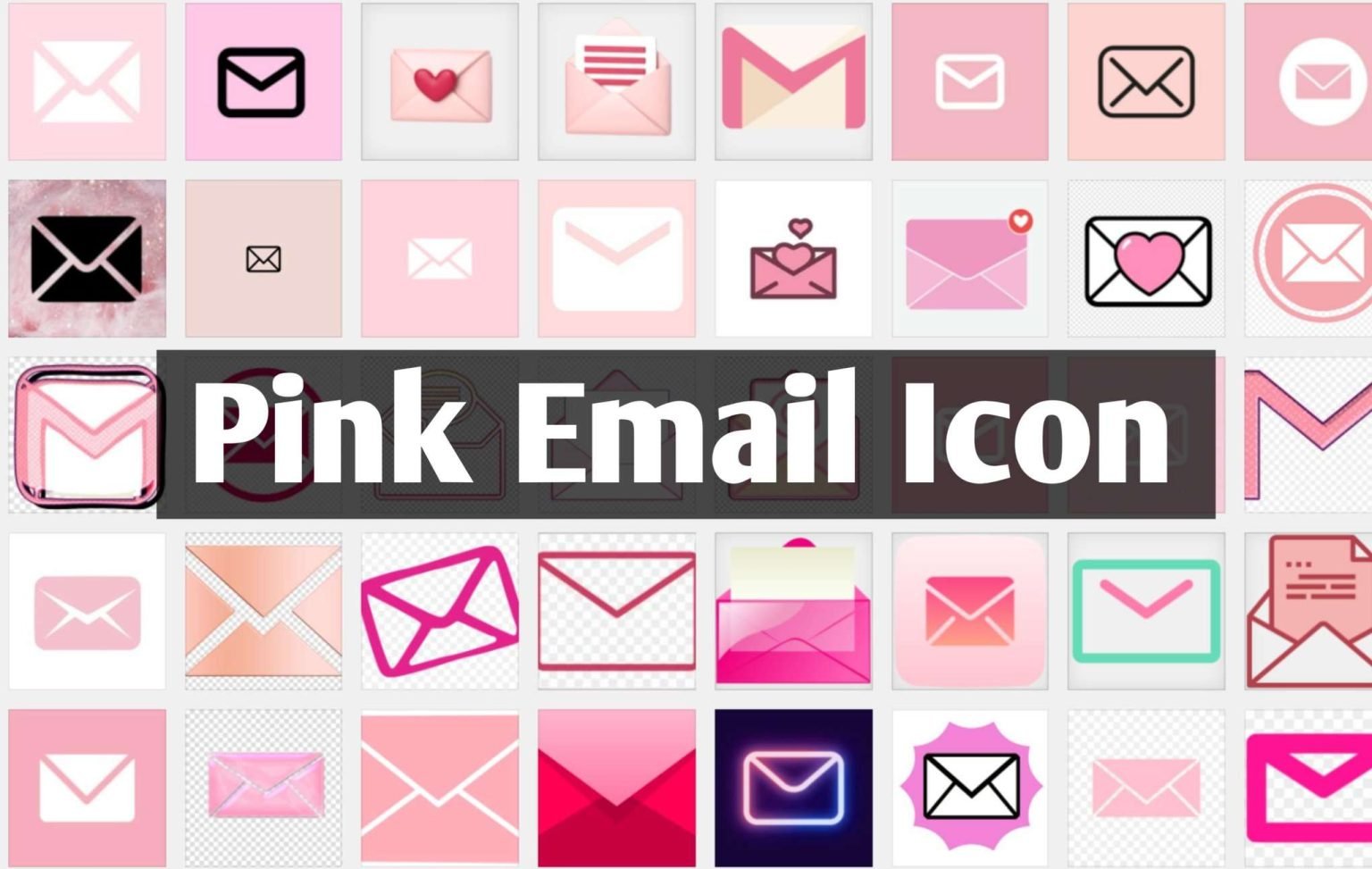 Pink Email Icon PNG Images and Vectors - Free Download