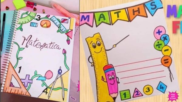 25+ Best Maths Notebook Decoration Ideas