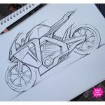 20+ Easy Motorcycle Drawing Ideas Step by Step