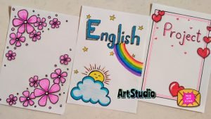 25+ English Notebook Decoration Ideas for School