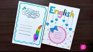 25+ English Notebook Decoration Ideas for School