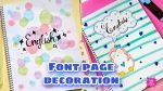 25+ English Notebook Decoration Ideas for School