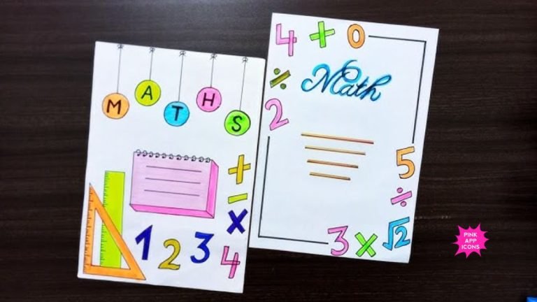 25+ Best Maths Notebook Decoration Ideas