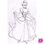 20+ Princess Drawing Easy and Beautiful With Colour