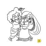 20+ Easy Radha Krishna Drawing Step by Step