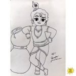 20+ Easy Radha Krishna Drawing Step by Step