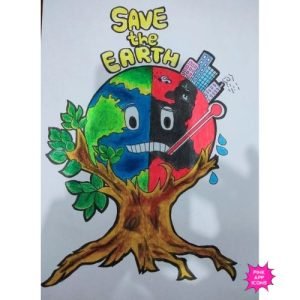 20+ Easy Save Earth Drawing Beautiful Ideas