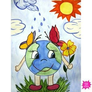 20+ Easy Save Earth Drawing Beautiful Ideas