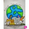 20+ Easy Save Earth Drawing Beautiful Ideas