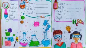 25+ Science First Page Decoration Ideas for School