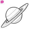 15+ Easy Saturn Drawing Ideas with Color Step by Step