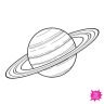 15+ Easy Saturn Drawing Ideas with Color Step by Step