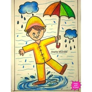 20+ Easy Rainy Season Drawing for Class 1 to 10 Subjects