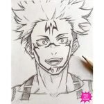 25+ Easy Sukuna Drawing Ideas with Pencil Step by Step