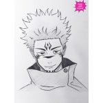 25+ Easy Sukuna Drawing Ideas with Pencil Step by Step