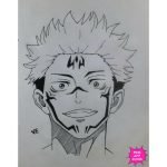 25+ Easy Sukuna Drawing Ideas with Pencil Step by Step