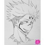 25+ Easy Sukuna Drawing Ideas with Pencil Step by Step