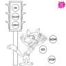 20+ Easy Traffic Light Drawing Ideas for Kids with Colour