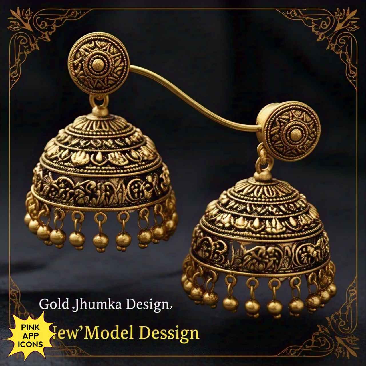 35+ Latest Gold Jhumka Design Ideas in 2025