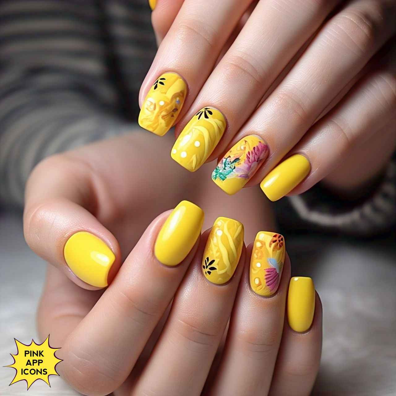 35+ Latest Yellow Nail Designs Ideas in 2025